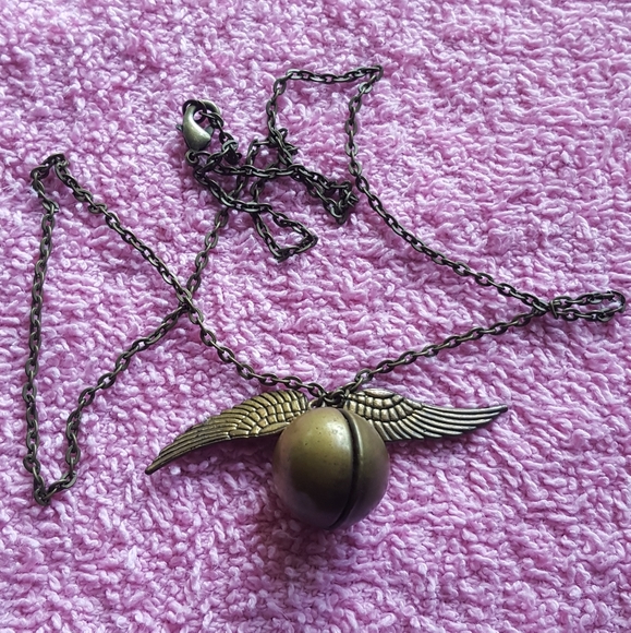 Hand Crafted | Jewelry | Harry Potter Snitch Necklace | Poshmark